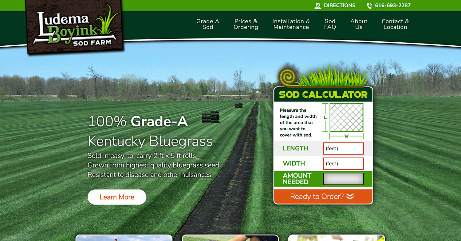 Ludema & Boyink Sod Farm